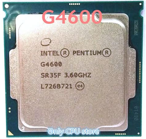 New And Original Intel Pentium Processor G4600 Cpu Boxed With Radiator