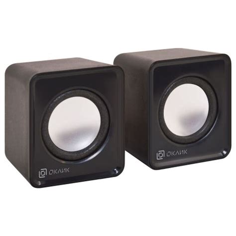 BrandStar. OKLICK Колонки Оклик OK-331 2.0 черный 6Вт (440404) в ...
