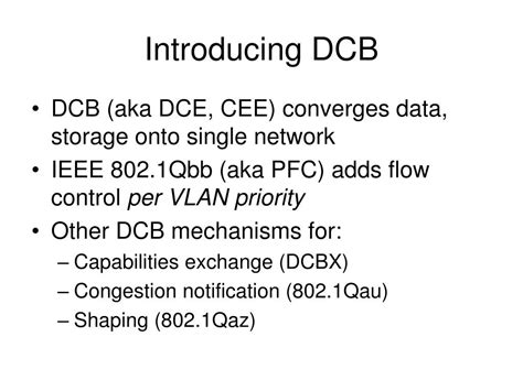 PPT Bridge Out Extending RFC 2544 For DCB Devices PowerPoint