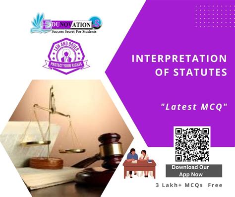 Interpretation Of Statutes Indian Law GK MCQ MCQs Multiple Choice