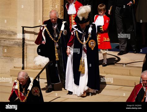 King Charles Iii And Queen Camilla Attend The Annual Order Of The