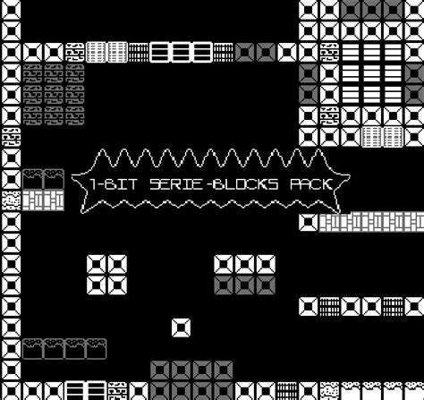 1 Bit Serie Blocks Pack By Baboubi