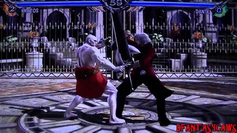 Kratos Vs Dante Soul Calibur V Youtube
