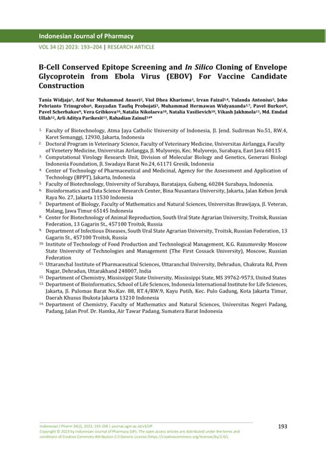 Pdf B Cell Conserved Epitope Screening And In Silico Cloning Of