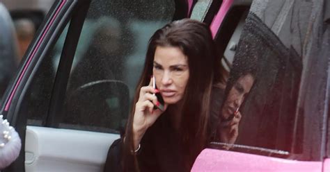 Make Up Free Katie Price Looks Downcast As She Makes A Phone Call