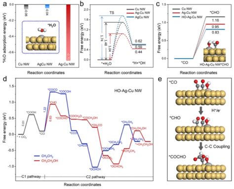 Nature子刊：co2电化学还原选择性生产乙烯和乙醇中c C耦合途径的调控 哔哩哔哩
