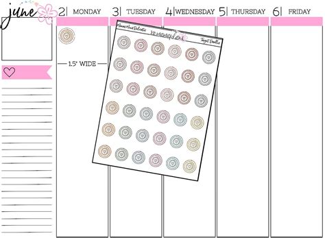 Mamas Minis Delicates Target Doodle Planner Stickers Etsy