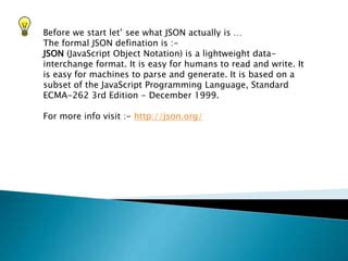 Mule Parsing With Json PPT
