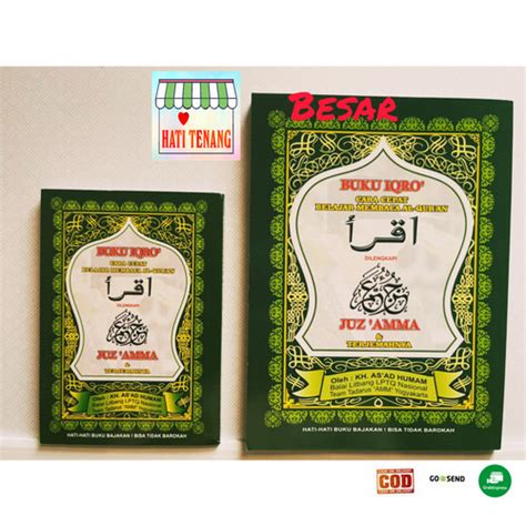 Jual Buku IQRO Bendel Besar Juz Amma Dan Terjemah Kertas CD Kertas