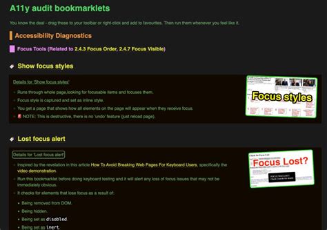 A11y Accessibility Development Tools Tooling Frontend Testing Ian Lloyd