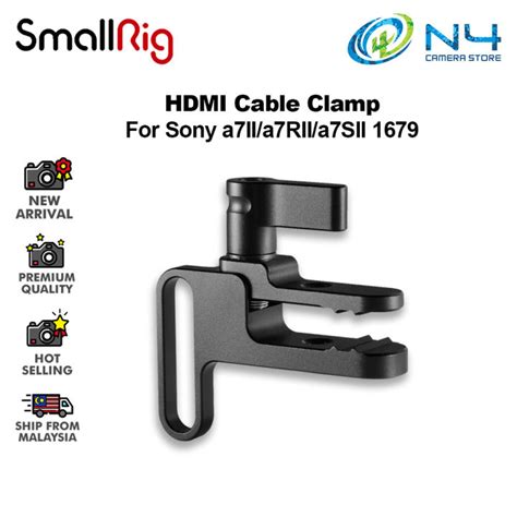 Smallrig 1679 Hdmi Cable Clamp For Sony A7ii A7rii A7sii Lazada