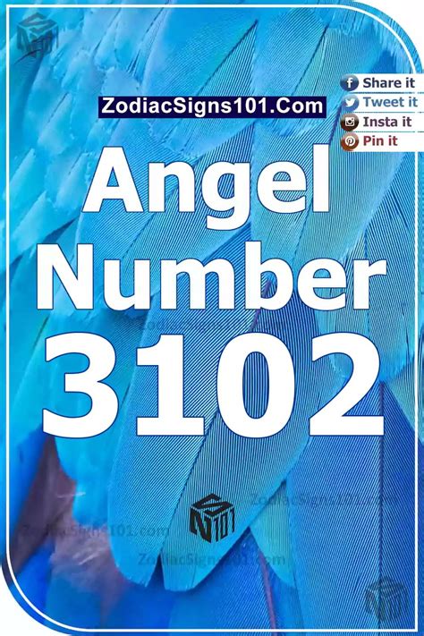 3102 Angel Number Spiritual Meaning And Significance Zodiacsigns101