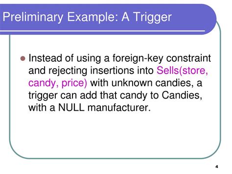Ppt Chapter 7 Constraints And Triggers Powerpoint Presentation Free