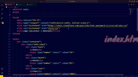 Video Abhinash Pritiraj On Linkedin Webdevelopment Agecalculator Codealpha