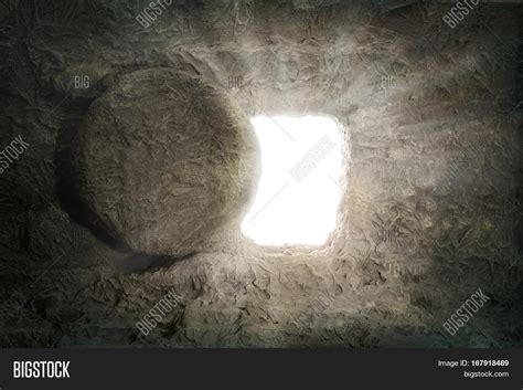 Empty Tomb Jesus Light Image And Photo Free Trial Bigstock