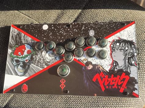 My First Hitbox Style Controller With My Own Artwork That I Made With