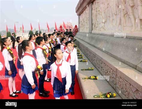 Beijing China 30th Sep 2022 A Ceremony Offering Floral Tribute To
