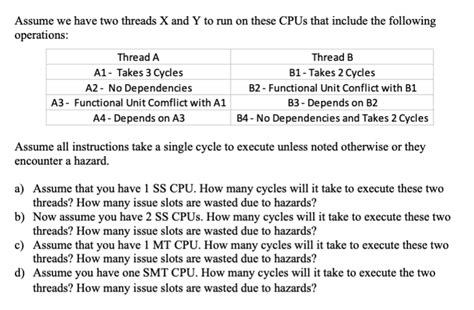 Solved Points Comparing Multi Processors Consider The Chegg