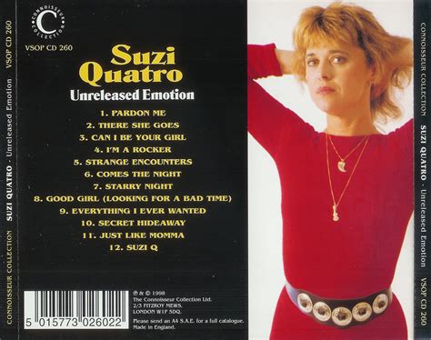 Classic Rock Covers Database Suzi Quatro Unreleased Emotion 1998