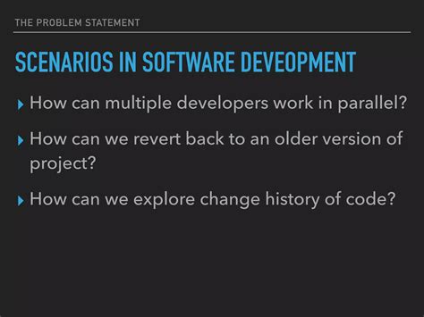 Vcs For Teamwork Git Workshop Ppt