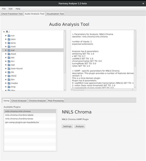 3 Audio Analysis Tool Selecting A Folder With Wav Files And Choosing
