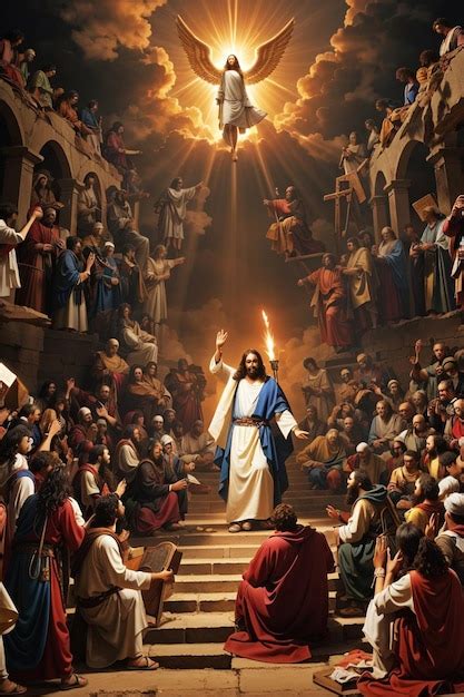 Premium AI Image The Final Judgment According To The Bible Where