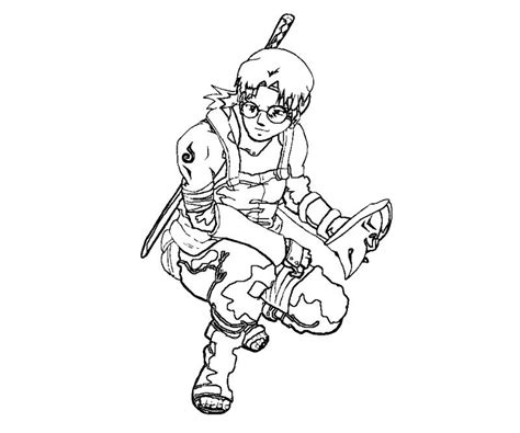 Kabuto Yakushi 7 Coloring Crafty Teenager