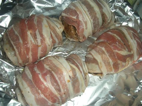 Sorieyas Homemade Cooking Bacon Wrapped Stuffed Steaks