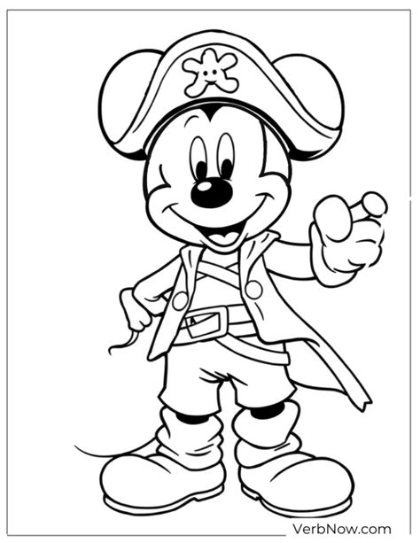 39 Free Mickey Mouse Coloring Pages Printable PDF