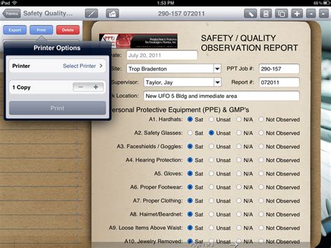 Printing Forms From Your Ipad Formconnections