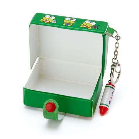 【震撼精品百貨】kerokerokeroppi 大眼蛙~sanrio 大眼蛙造型鑰匙圈 文具風63686 吊飾別針 Yahoo奇摩購物中心