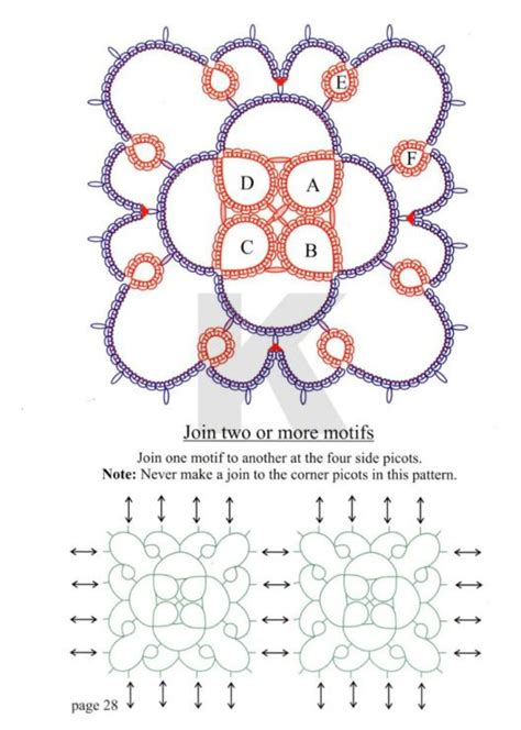 Фото 30 Tatting Basic Patterns By Rosemarie Peel Mula Кружево иглой