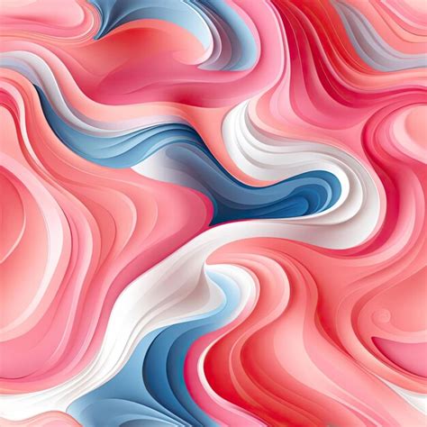 Premium Ai Image Vibrant Pink And Blue Abstract Art With Flowing Fabrics Tiled