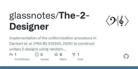 Github Glassnotes The Designer Implementation Of The Uniformization Procedure In Dankert Et