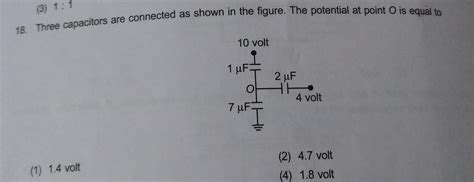 Answered 3 1 1 18 Three Capacitors Are Connected As Shown In The Kunduz