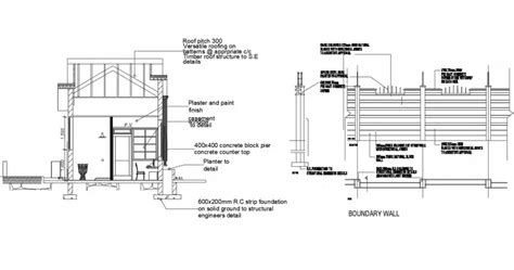 Autocad File Of Garden Guard House 2d Details Artofit