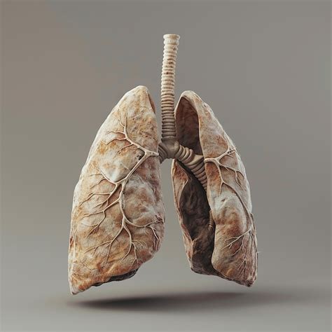 Premium Photo A Large Bone Shaped Object With The Word Lungs On It