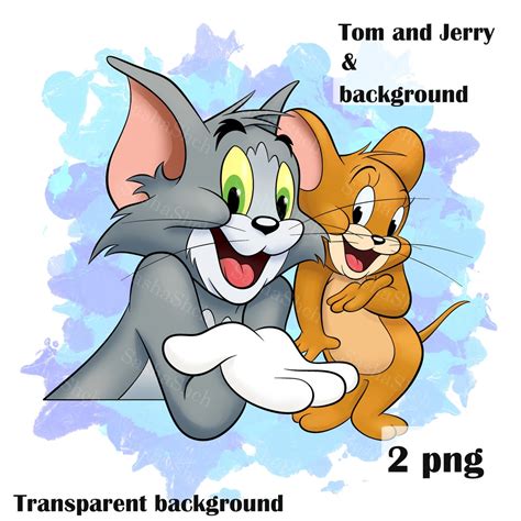 Tom And Jerry Png Digital Product Color Illustrations Tom And Jerry