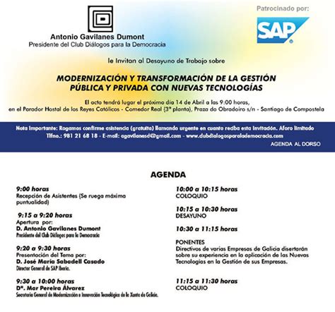 Modernización y Transformación de la Gestión Pública y Privada con