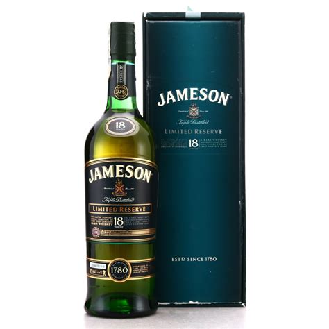 Jameson 18 Year Old Limited Reserve Whisky Auctioneer