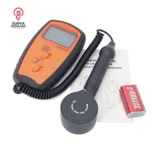 Jual UV Light Meter UV340B UVA UVB Ultraviolet UV A B Detector Tester