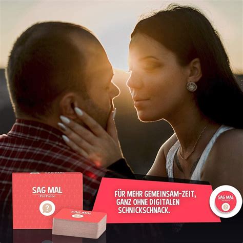 Sag Mal Für Paare Das Paar Spiel Mit Tiefgründigen Fragen Als