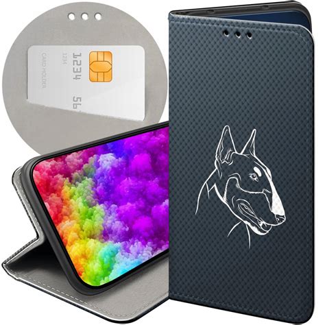 ETUI Z KLAPKĄ DO IPHONE 7 8 SE 2020 WZORY MĘSKIE FACET WĄSY FUTERAŁ
