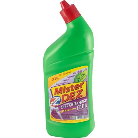 Средство для сантехники Mister Dez Eco-Cleaning Двойная сила кислотное ...