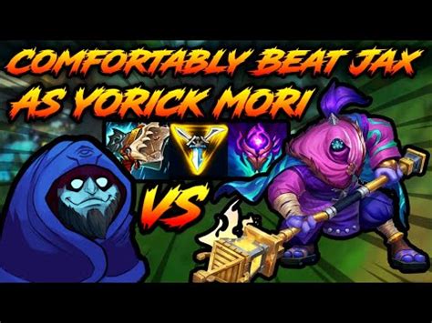 Comfortably Beating This Counterpick Yorick Vs Jax League Of Legends Youtube