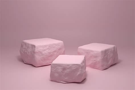세 가지 주제를 수용 할 수있는 연단 3d 렌더 3가지 개체에 대한 스톡 사진 및 기타 이미지 3가지 개체 받침대 블록
