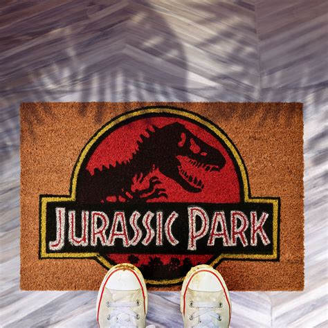 Jurassic Park Logo Doormat Elbenwald