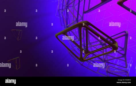 Abstract 3d Rendering Concept Of High Poly Sphere With Chaotic Mesh