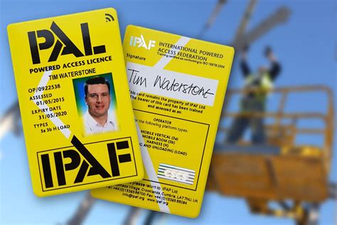 IPAF Card Holders Able To Carry CSCS Accreditation Construction Skills People