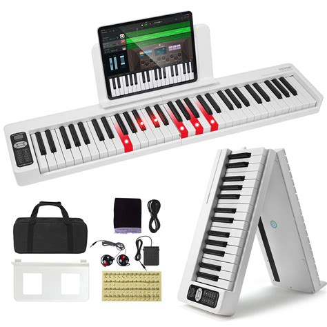 61 Key Fold Keyboard Piano Portable Foldable Piano Bluetooth Midi White Originalnitextilcz 61 Key Fold Keyboard Piano Portable Foldable Piano Bluetooth Midi White Originalnitextilcz